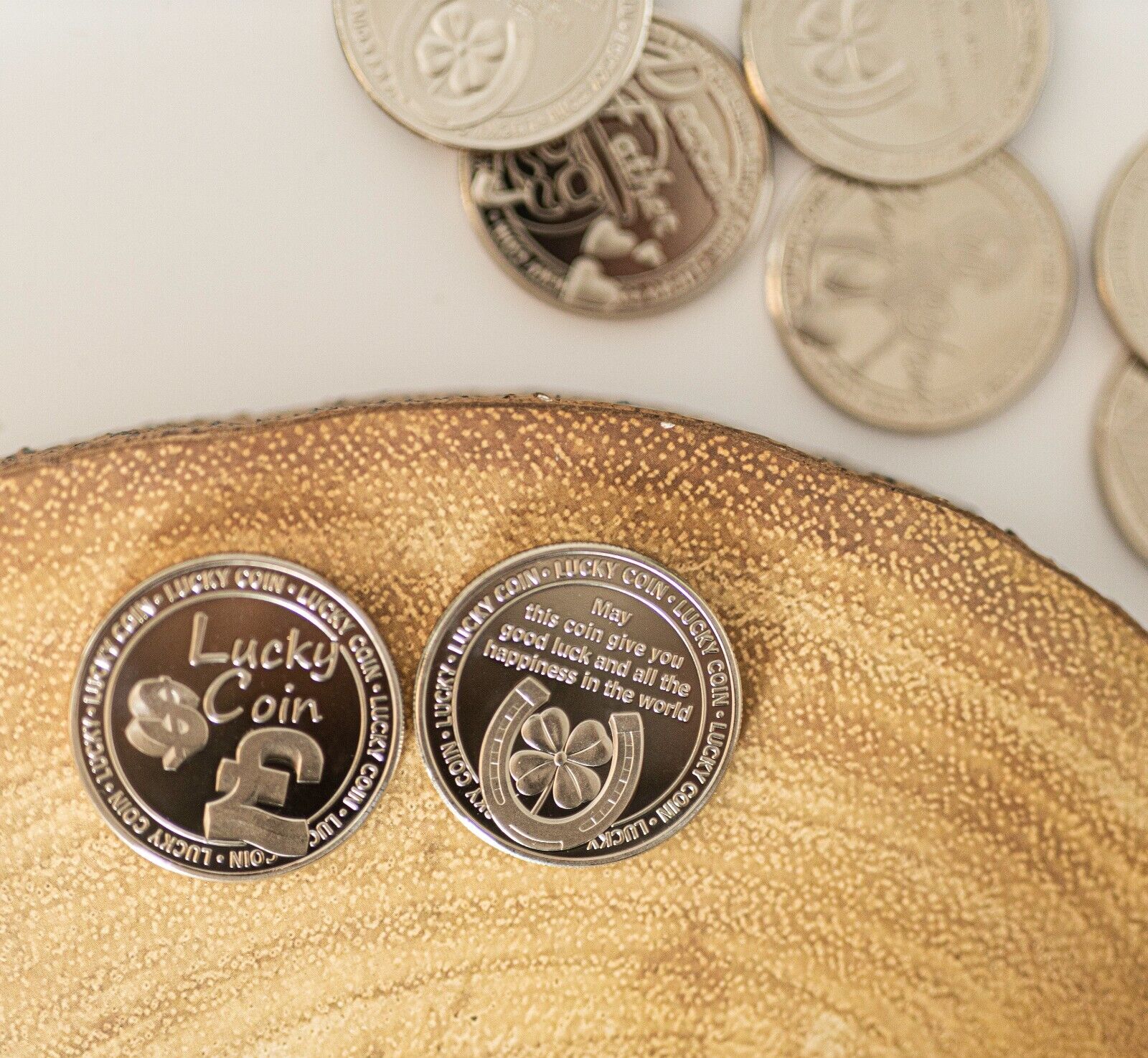 Engraved Coin Gift Keepsake Silver Metal Birthday Valentines Day Mother ...