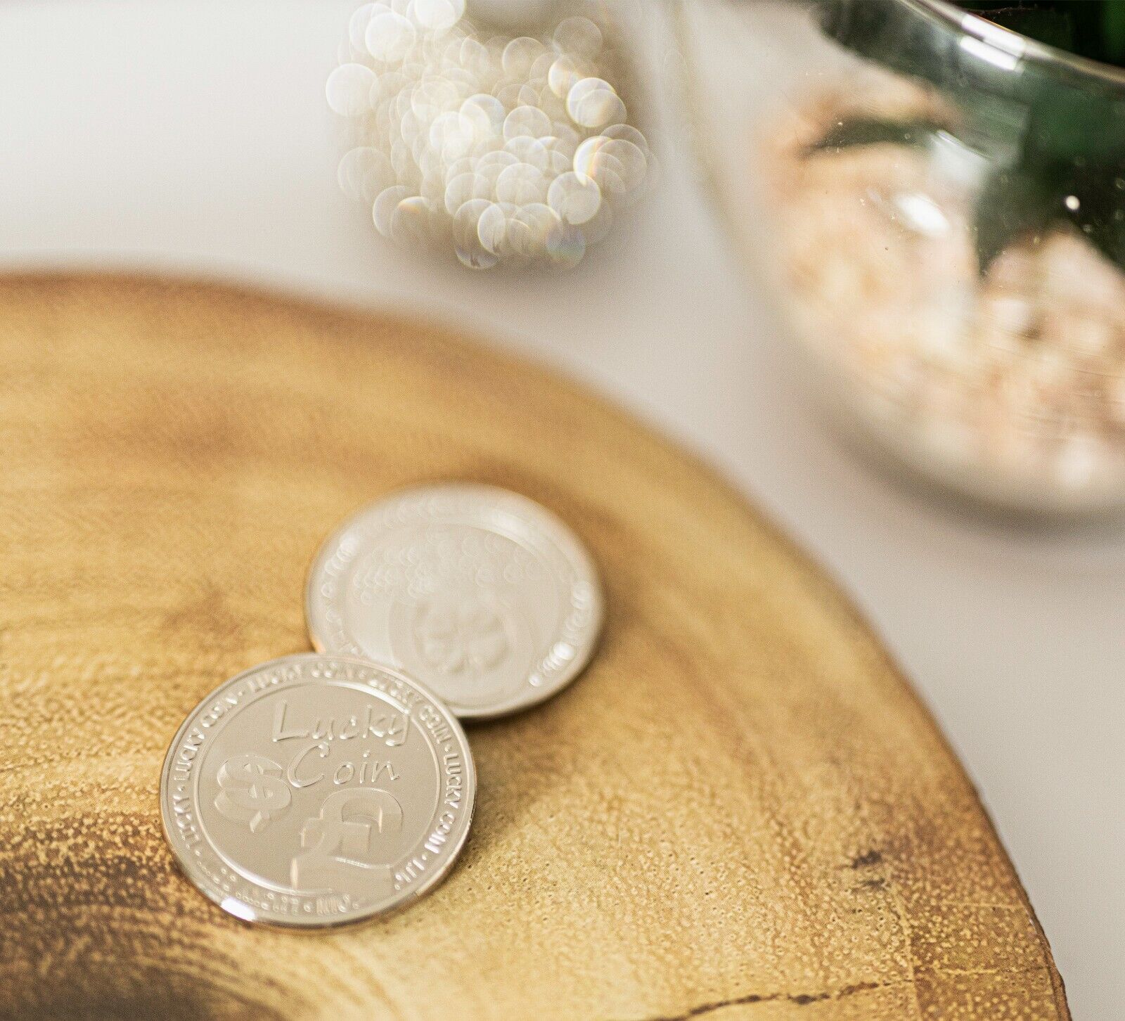 Engraved Coin Gift Keepsake Silver Metal Birthday Mother & Fathers Day ...