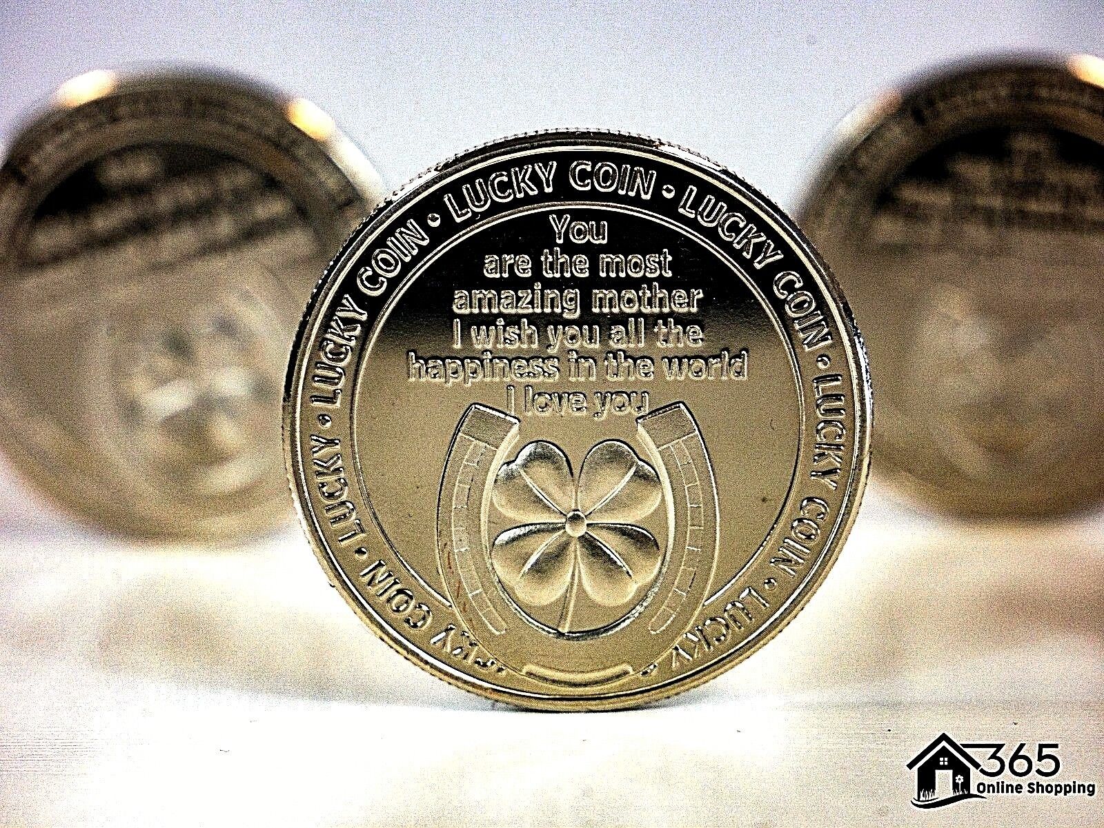 Engraved Coin Gift Keepsake Silver Metal Birthday Valentines Day Mother ...