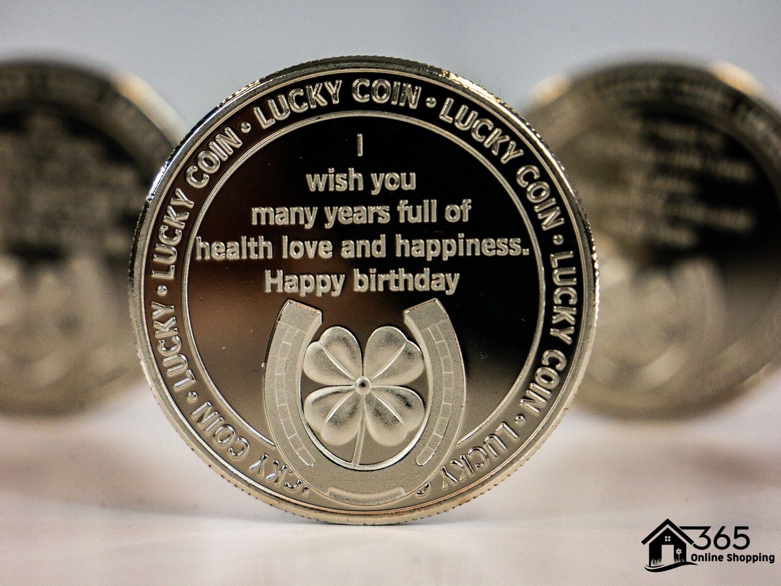 Engraved Coin Gift Keepsake Silver Metal Birthday Valentines Day Mother ...