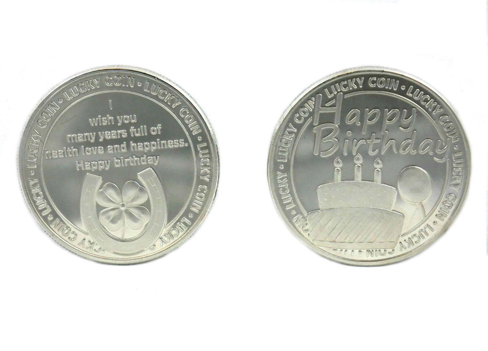 Engraved Coin Gift Keepsake Silver Metal Birthday Valentines Day Mother ...