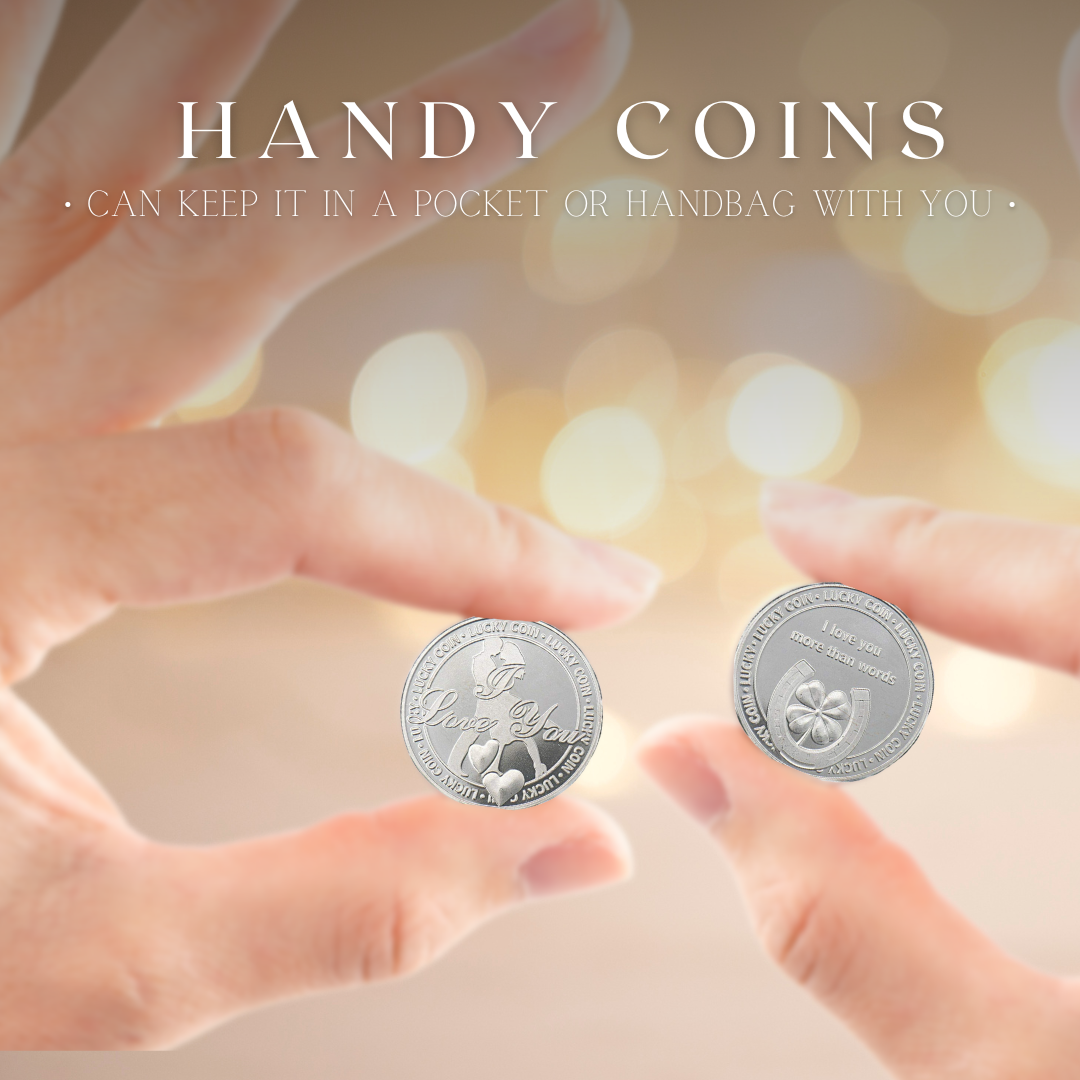 Engraved Coin Gift Keepsake Silver Metal Birthday Valentines Day Mother ...