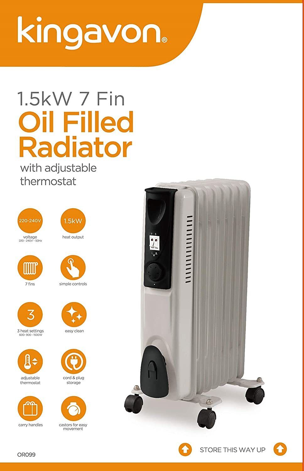 5/7/9/11 Fin 240V Portable Electric Oil Filled Radiator Electric ...