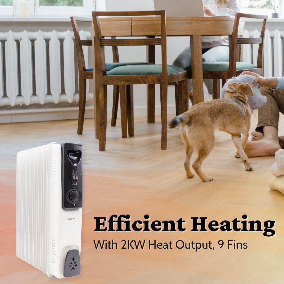 5/7/9/11 Fin 240V Portable Electric Oil Filled Radiator Electric ...