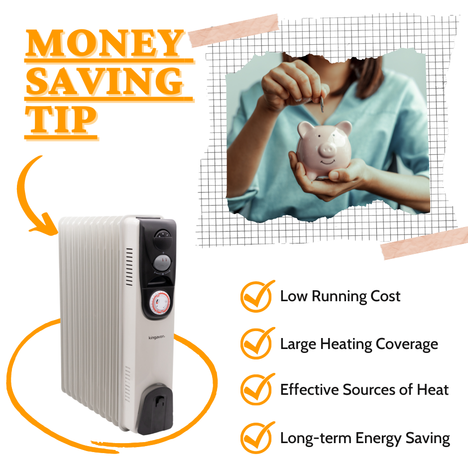 5/7/9/11 Fin 240V Portable Electric Oil Filled Radiator Electric ...