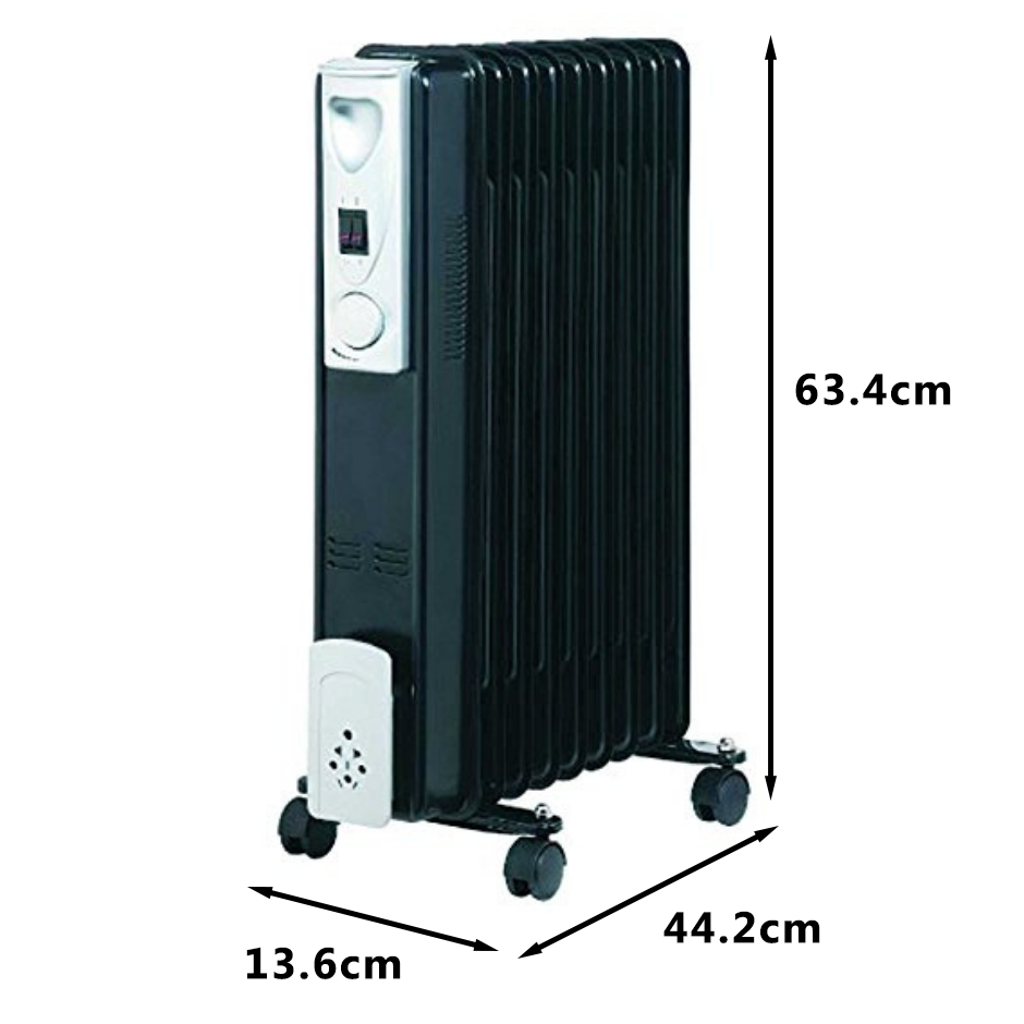 5/7/9/11 Fin 240V Portable Electric Oil Filled Radiator Electric ...