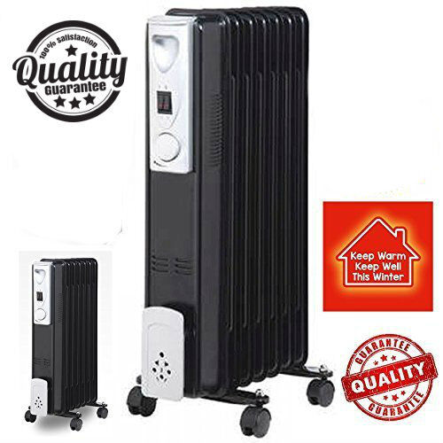 5/7/9/11 Fin 240V Portable Electric Oil Filled Radiator Electric ...