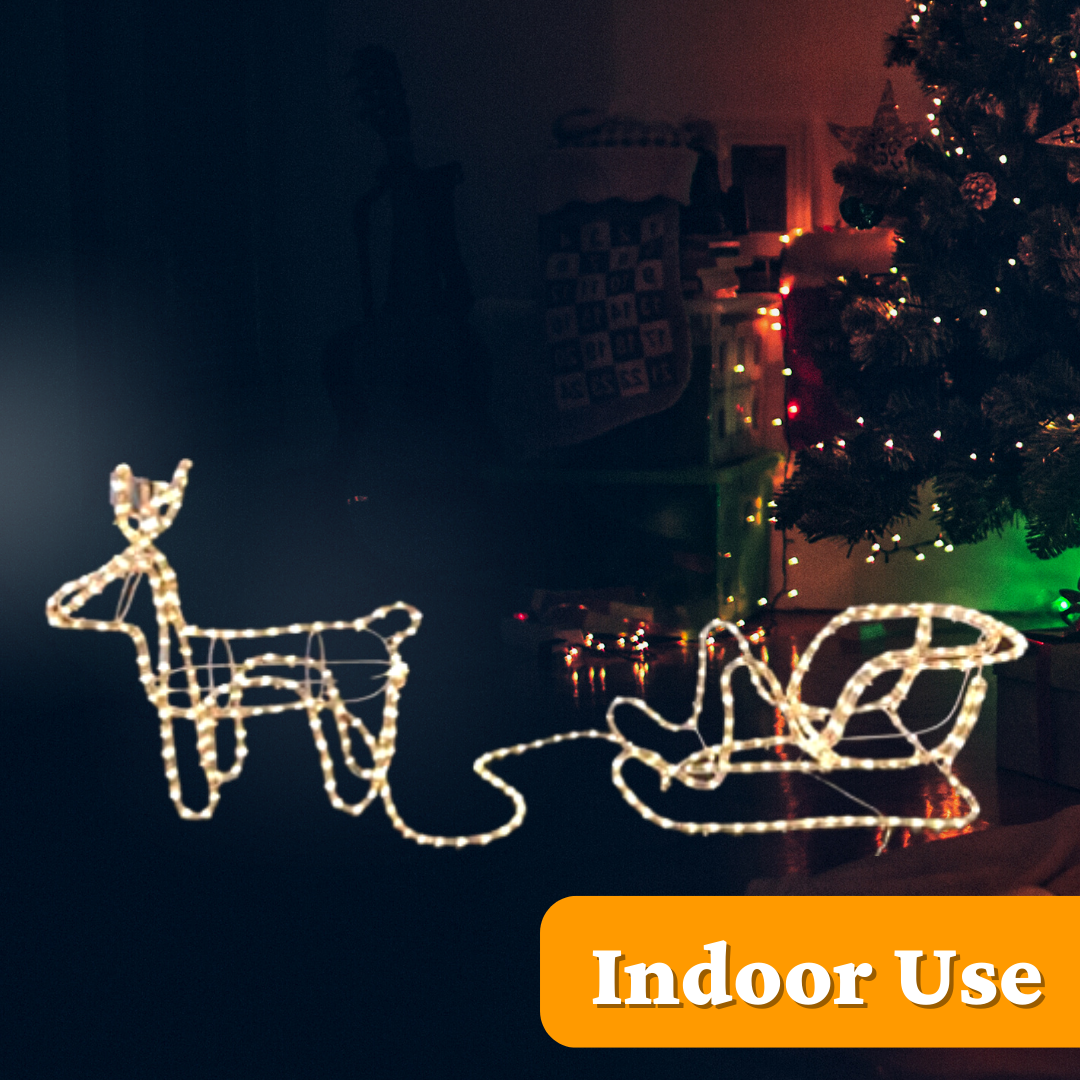 Christmas LED Rope Light Decoration Multi Colour Silhouette Indoor ...