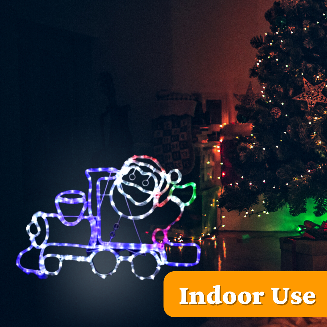 Christmas LED Rope Light Decoration Multi Colour Silhouette Indoor ...