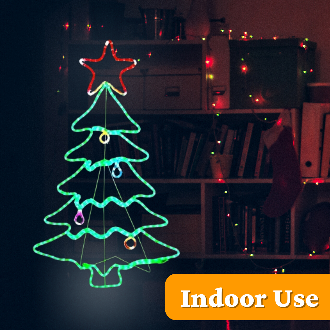 Christmas LED Rope Light Decoration Multi Colour Silhouette Indoor ...