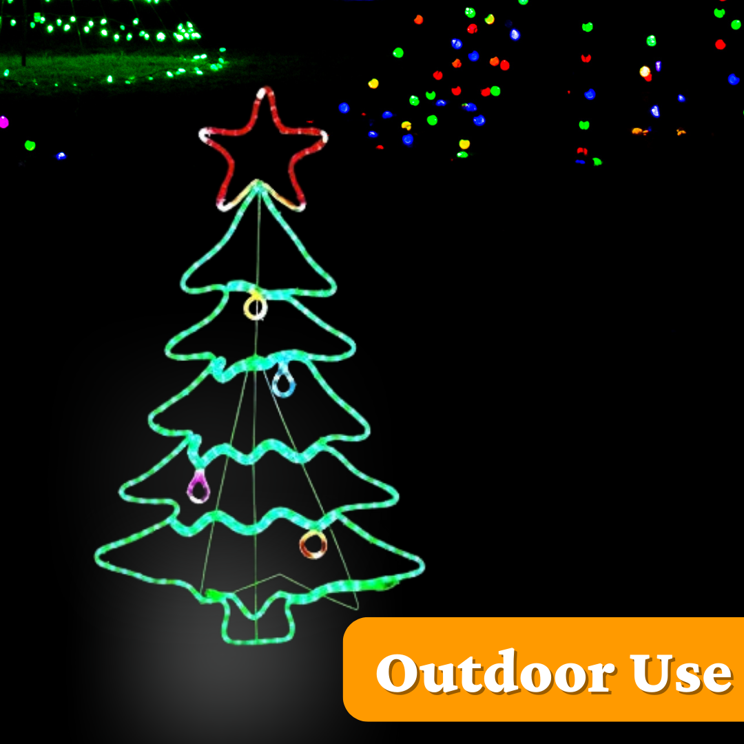 Christmas LED Rope Light Decoration Multi Colour Silhouette Indoor ...
