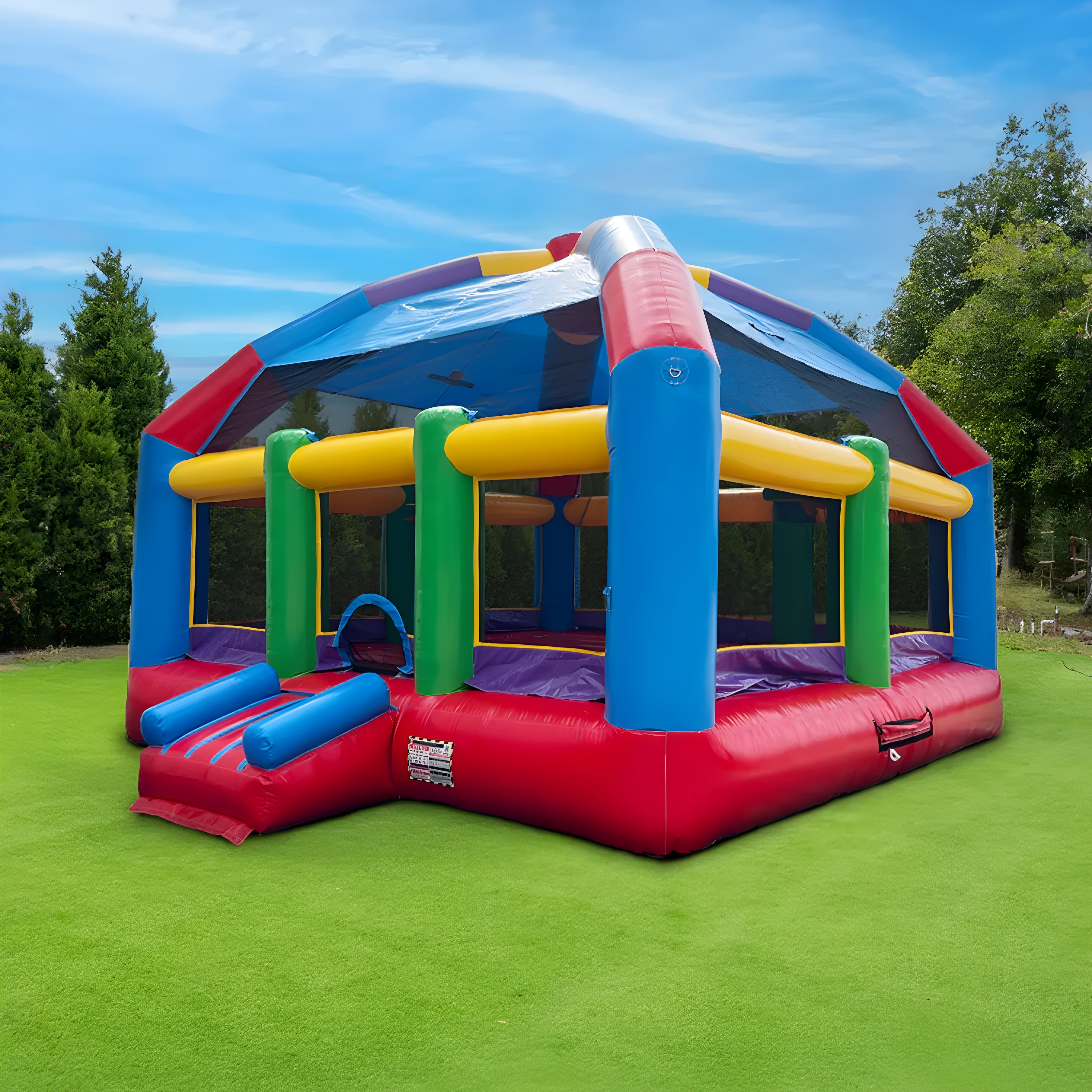 XJUMP 20' Commercial Grade Block Party Inflatable Bounce House Dome ...