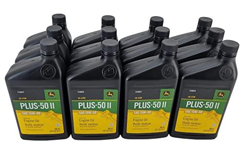 John Deere Original Equipment 32 oz. Plus-50 II SAE 15W-40 Oil #TY26674 ...