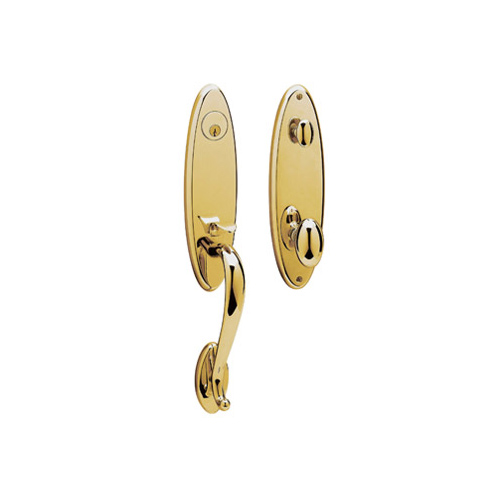 Baldwin 5360.003.entr Blakely Entrance Front Door Lock Handleset Brass ...