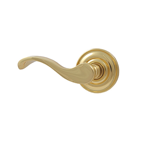 Baldwin 5455.030.ldm Left Hand Half Dummy Door Lever Handle Brass | Rhyndo