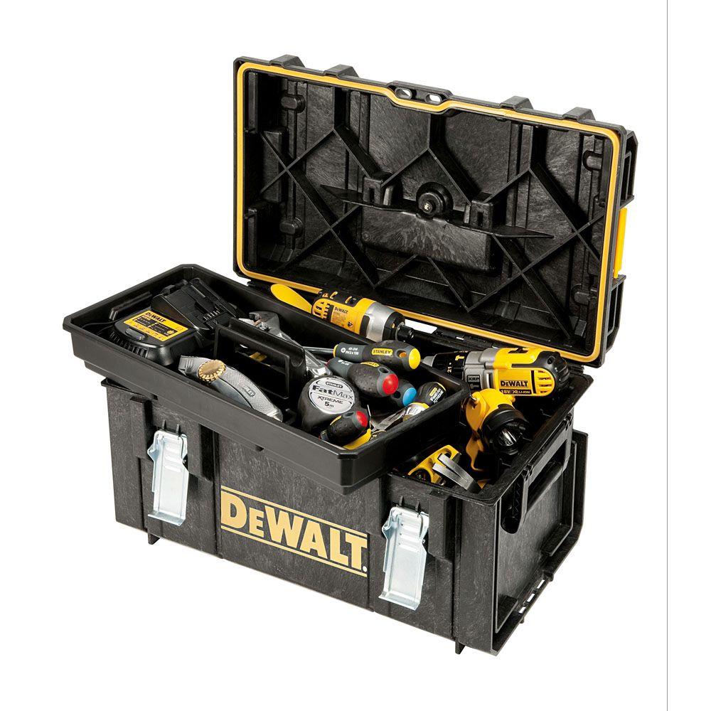 DEWALT Tough System Storage Tool Box Case, Large with Removable Tray | eBay