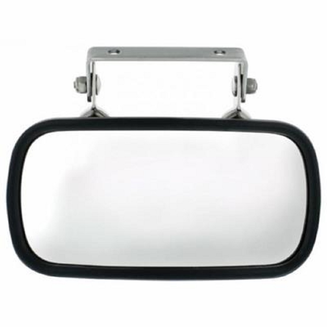 Stainless Steel Rectangular Convex Truck Mirror With U-Bracket - 4" X 8 ...