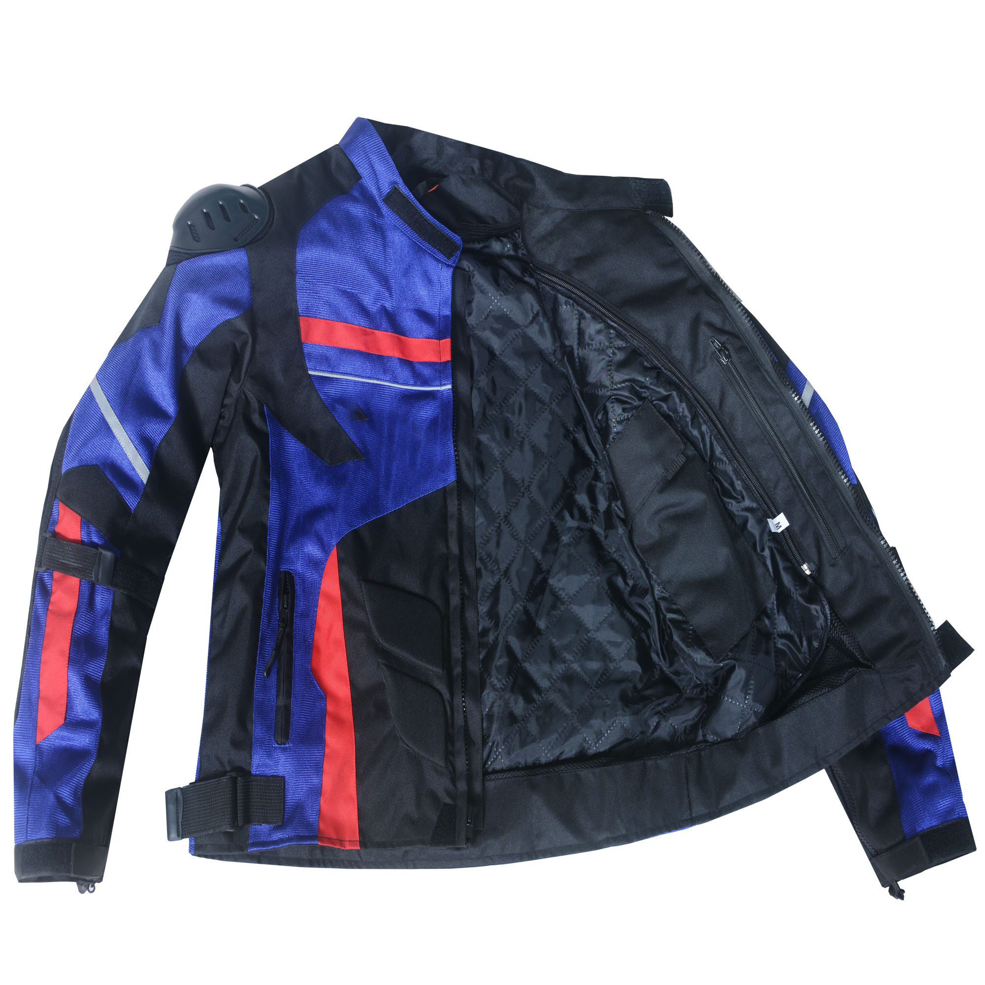 Men Mesh AirTrek Motorcycle Touring Waterproof Rain Armor Biker Jacket ...