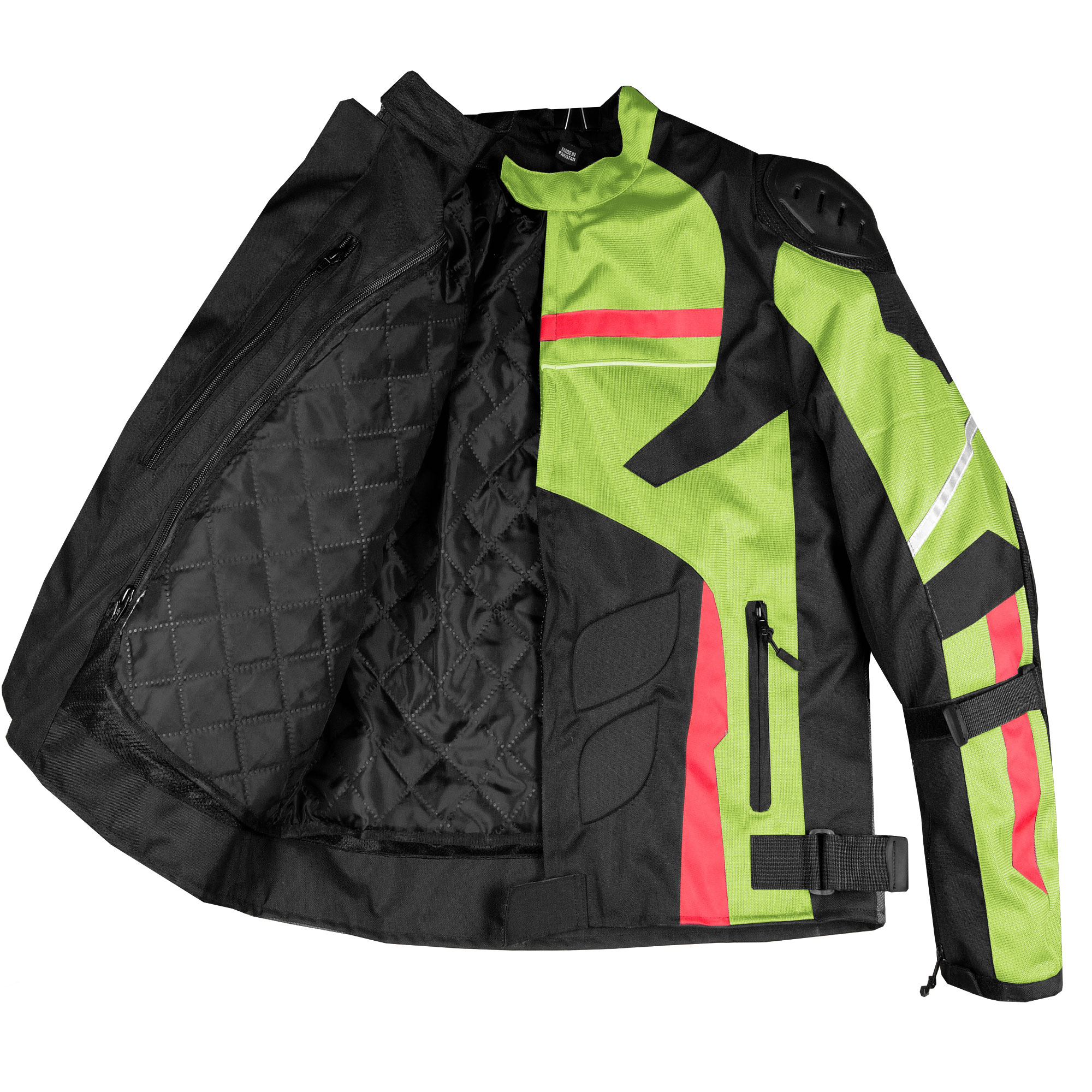 Men Mesh AirTrek Motorcycle Touring Waterproof Rain Armor Biker Jacket ...