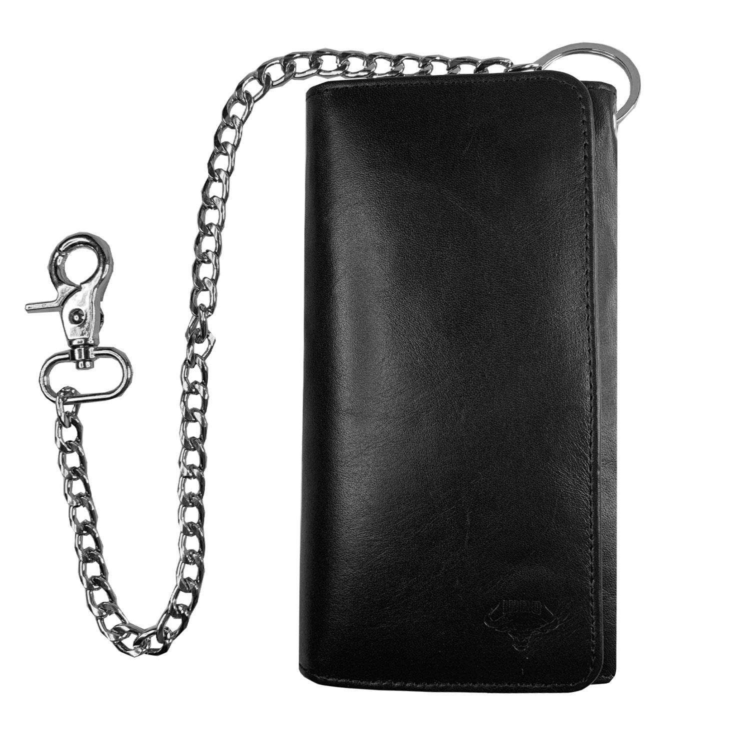 IBRO Motorcycle Chain Wallet for Men – 100% Natural Genuine Leather ...