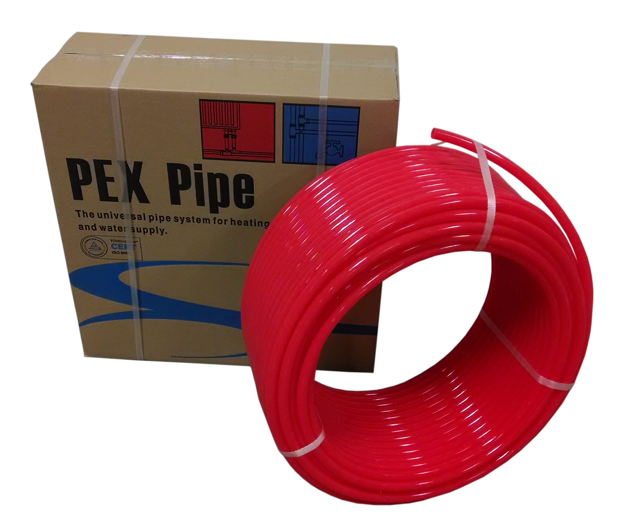 1 2 X 300 Ft Pex Tubing Oxygen Barrier O2 EVOH Pex B Red Radiant Floor 1 2 X 300 Ft Pex Tubing Oxygen Barrier O2 EVOH Pex B Red Radiant Floor