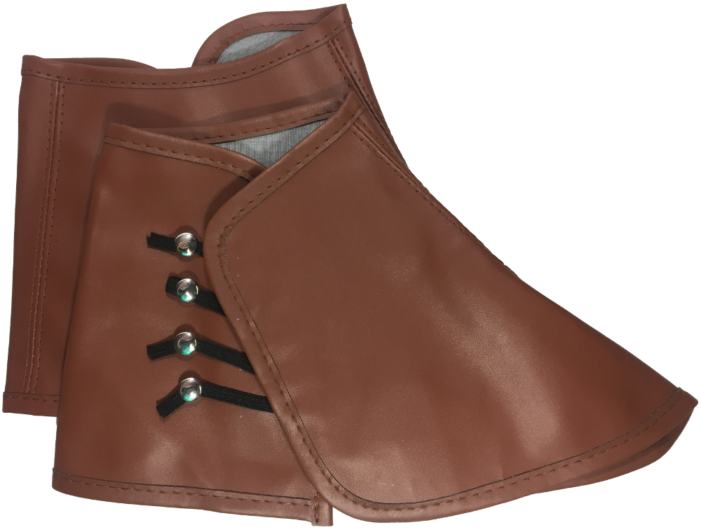 Brown Steampunk Spats