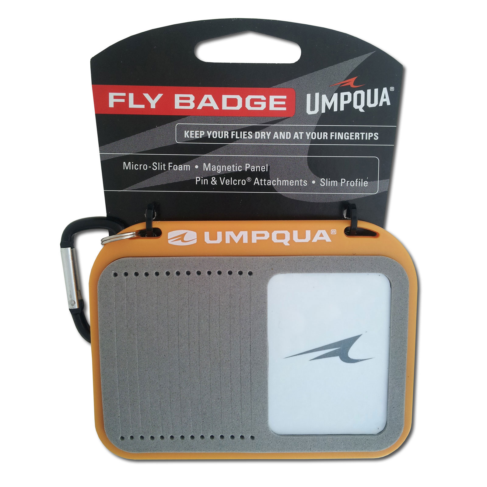 Umpqua UPG Fly Fishing Badge Pin On Magnetic Fly Holder Vest Patch ...