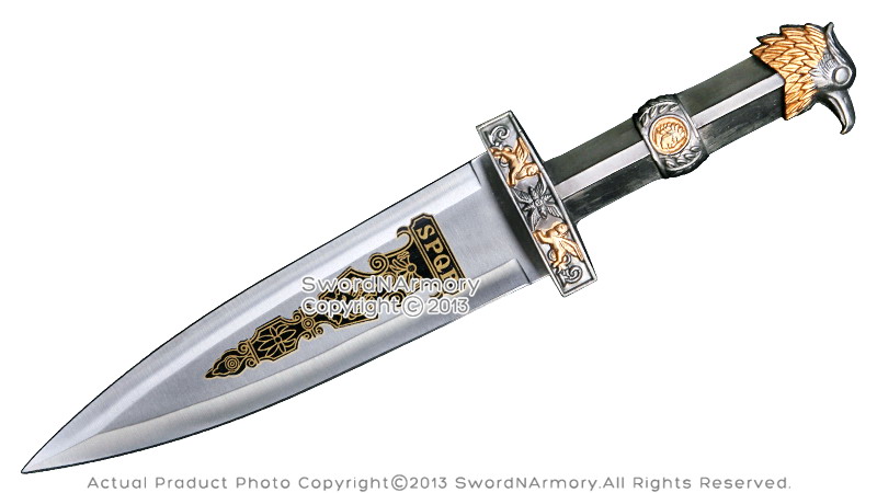 Roman Legion Soldier Short Sword Eagle Head Historical Dagger LARP ...