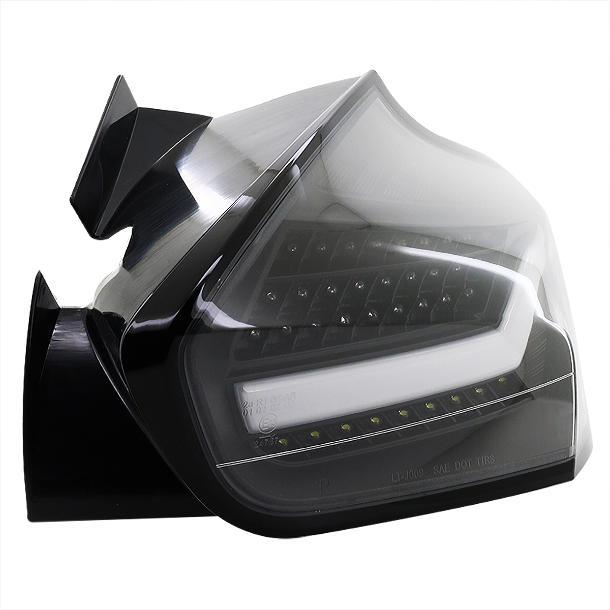 JDM Black Fit 2015-2018 Ford Focus 5Dr Hatchback LED Tail Lights Brake ...