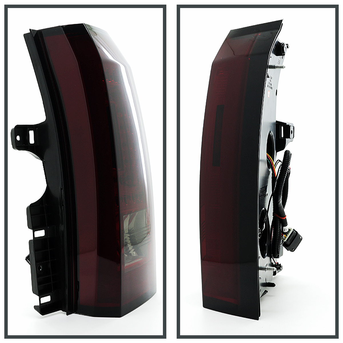 For 2015-2018 Chevy Tahoe Suburban Rear Brake LED Tail Lights Lamps Red ...