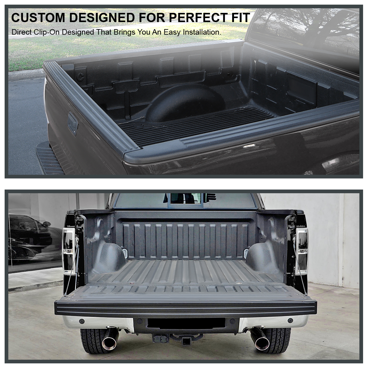 Fits 2009-2014 Ford F150 Trunk Top Protector Cover Tailgate Molding Cap ...