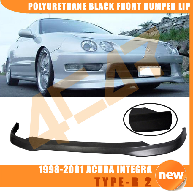 Fits 98-01 Acura Integra DC2 PU JDM T-R Style Front Bumper Lip Spoiler ...