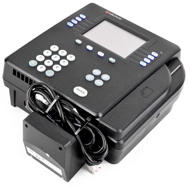 Kronos System 4500 8602005-001 Digital Prox Touch-ID Clock In Terminal ...