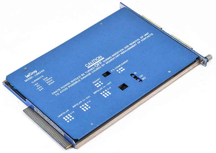 Купить Nim & camac modules LeCroy LG8252 32/channel ADC CAMAC Crate ...