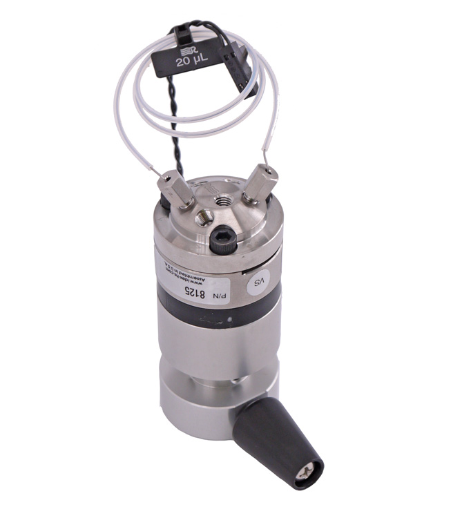 Rheodyne 8125 6-Port Low Dispersion Injector Valve w/20uL Sample Loop ...