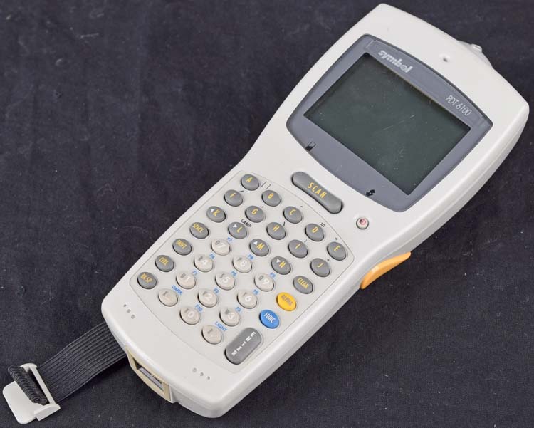2x Symbol PDT-6100 Portable Data Terminal Barcode Scanner w/Charging ...