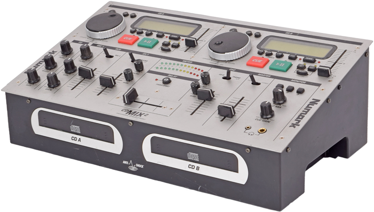 Numark Dual CD player & Mixer 2 Professional DJ Mixing Console Anti ...