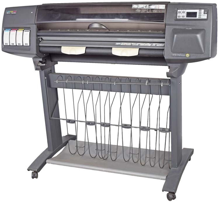 HP C6074A DesignJet 1050C 36" High-Speed Large Format Inkjet Plotter ...