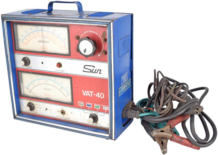 Sun VAT-40 Electric Mechanical Current Battery Alternator Tester Voltmeter