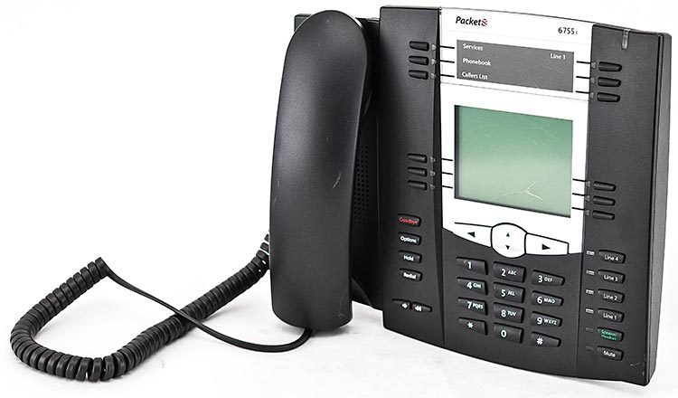 Packet8 8X8 6755i Desktop Digital Multi-Line LCD Office IP Telephone ...