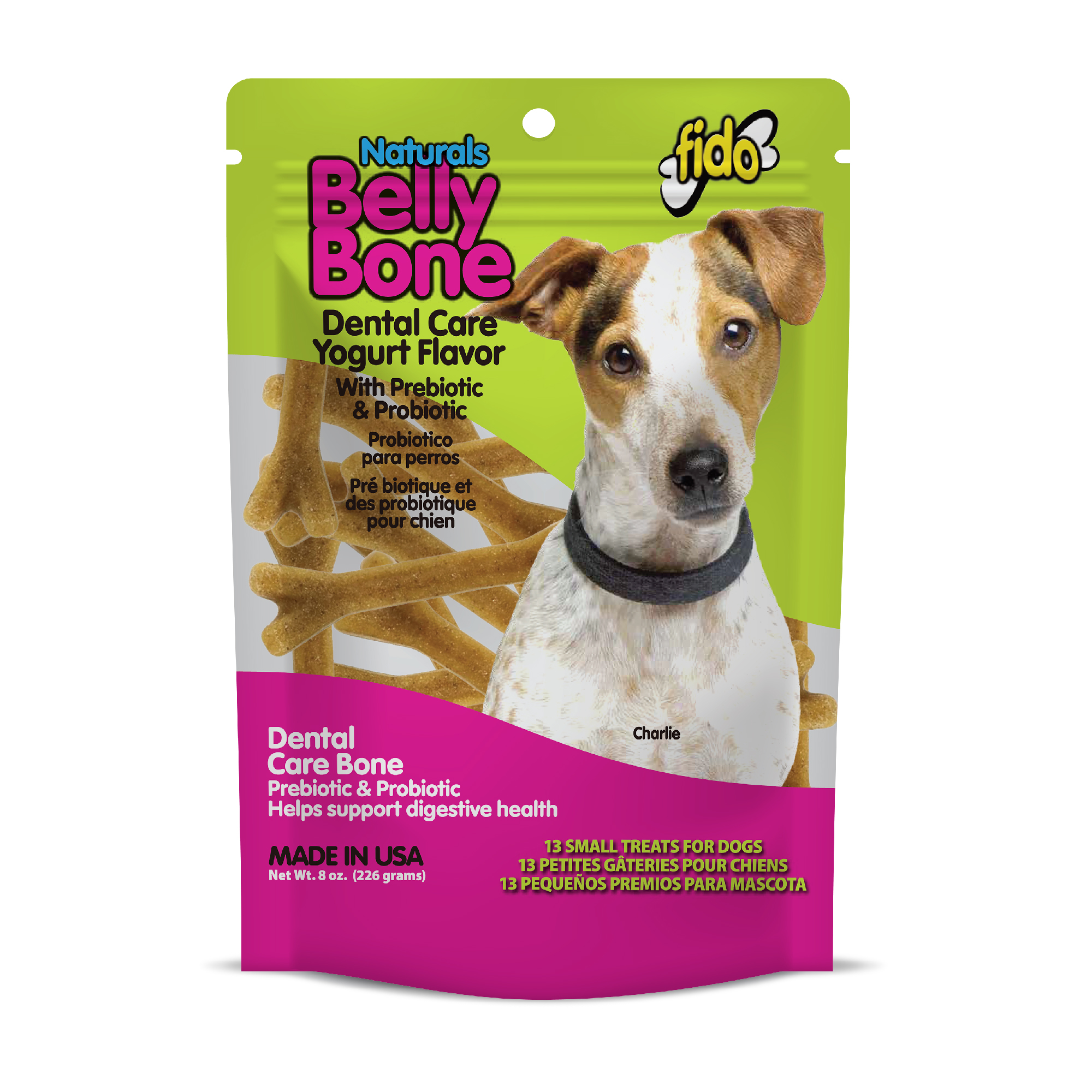 Fido Belly Bones Treats 8oz Bag-small for sale online | eBay