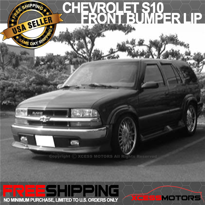 Fits 98-04 Chevy S10 Pickup EXTREME Style PU Urethane Front Bumper Lip ...