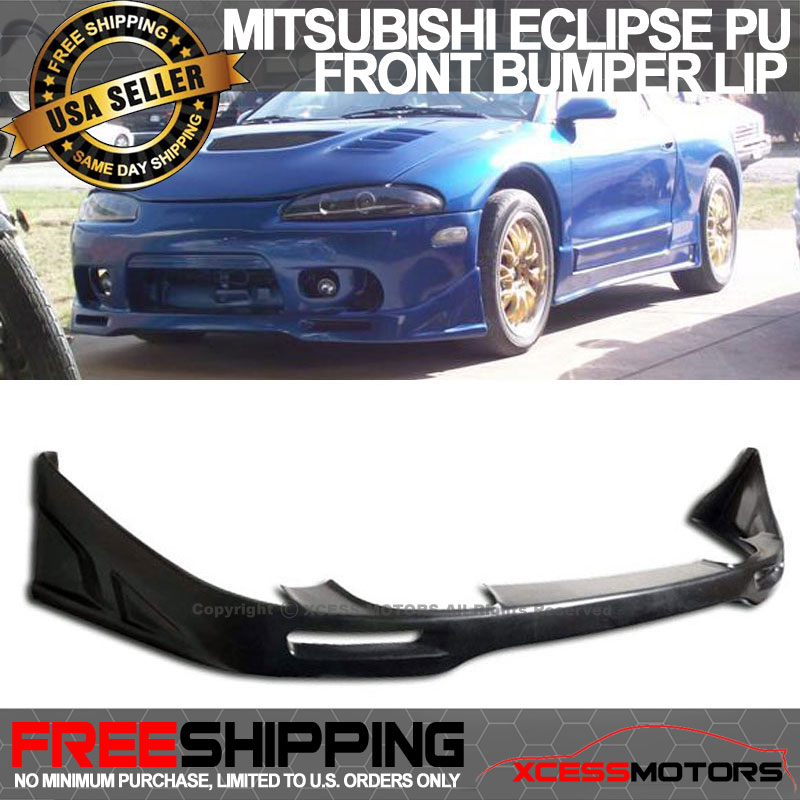 Fits 97-99 Mitsubishi Eclipse Front Bumper Lip Spoiler Splitter PU | eBay