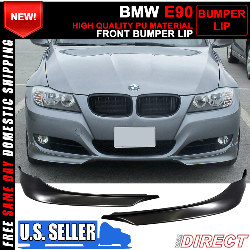 For 09-11 BMW E90 3-Series 328I 335 2PCS PP Front Bumper Lip Splitter ...