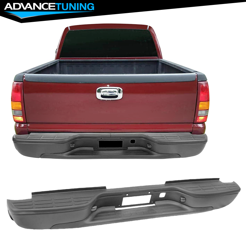 Fits 99-07 Silverado Sierra 2500HD Fleetside Rear Step Bumper Assembly ...