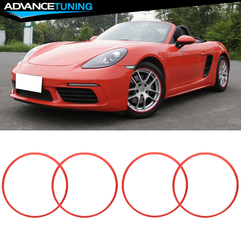 Heavy Duty Wheel Guard Rim Protecting Trim 17 inch Black / Blue / Red ...