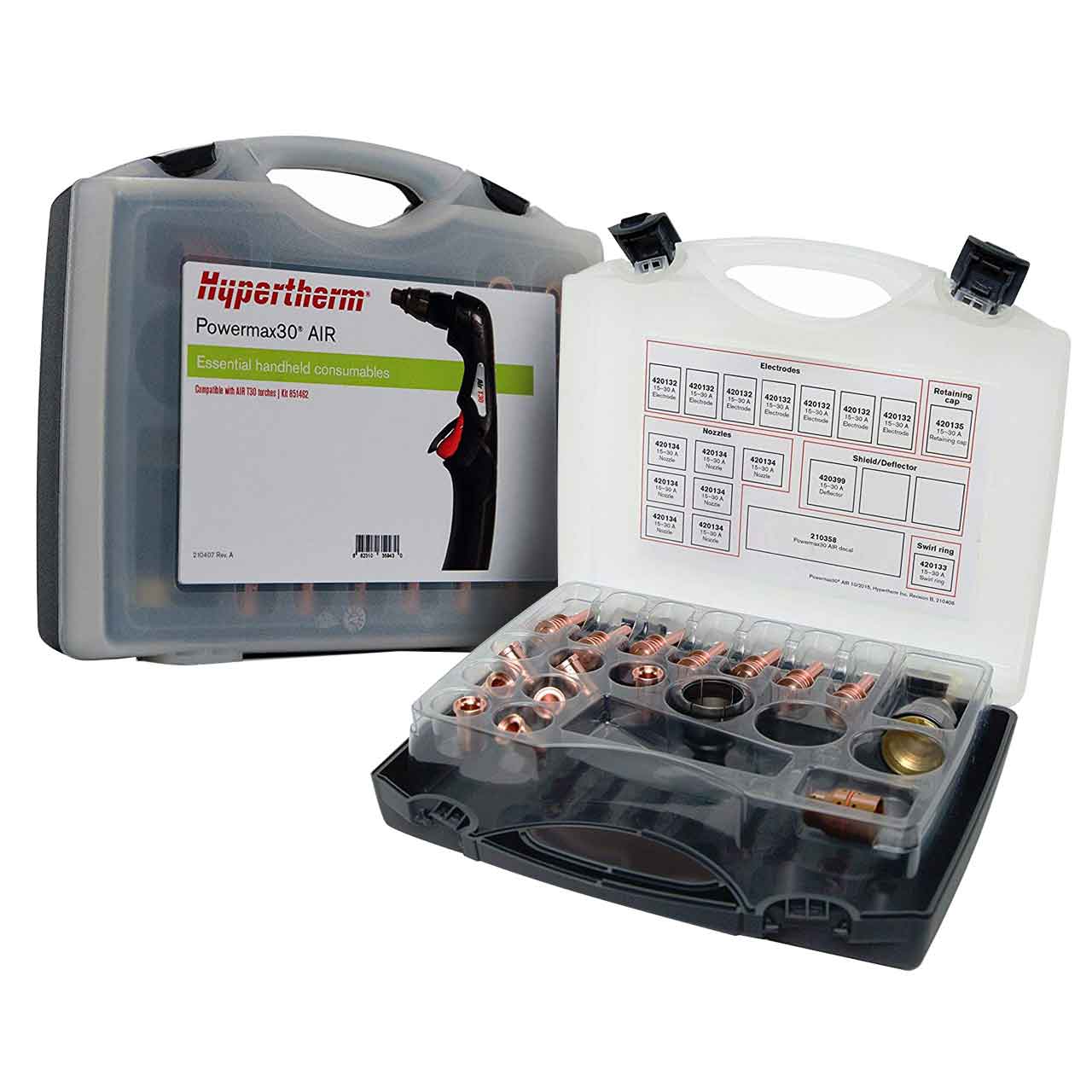 Hypertherm 851462 Consumable Kit Powermax30 AIR Essential Handheld 30 A ...