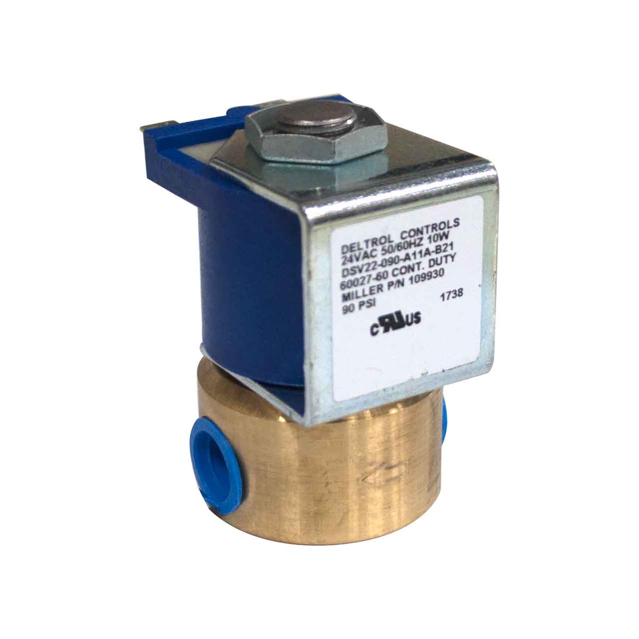 Miller 035601 Valve, 115Vac 2Way 1/4 Ips Port 1/8 Orf