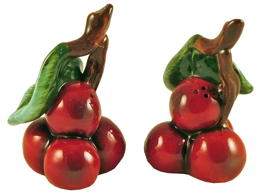 Life is Sweet Green Bakery Cupcake Cherry on Top Salt and Pepper ...