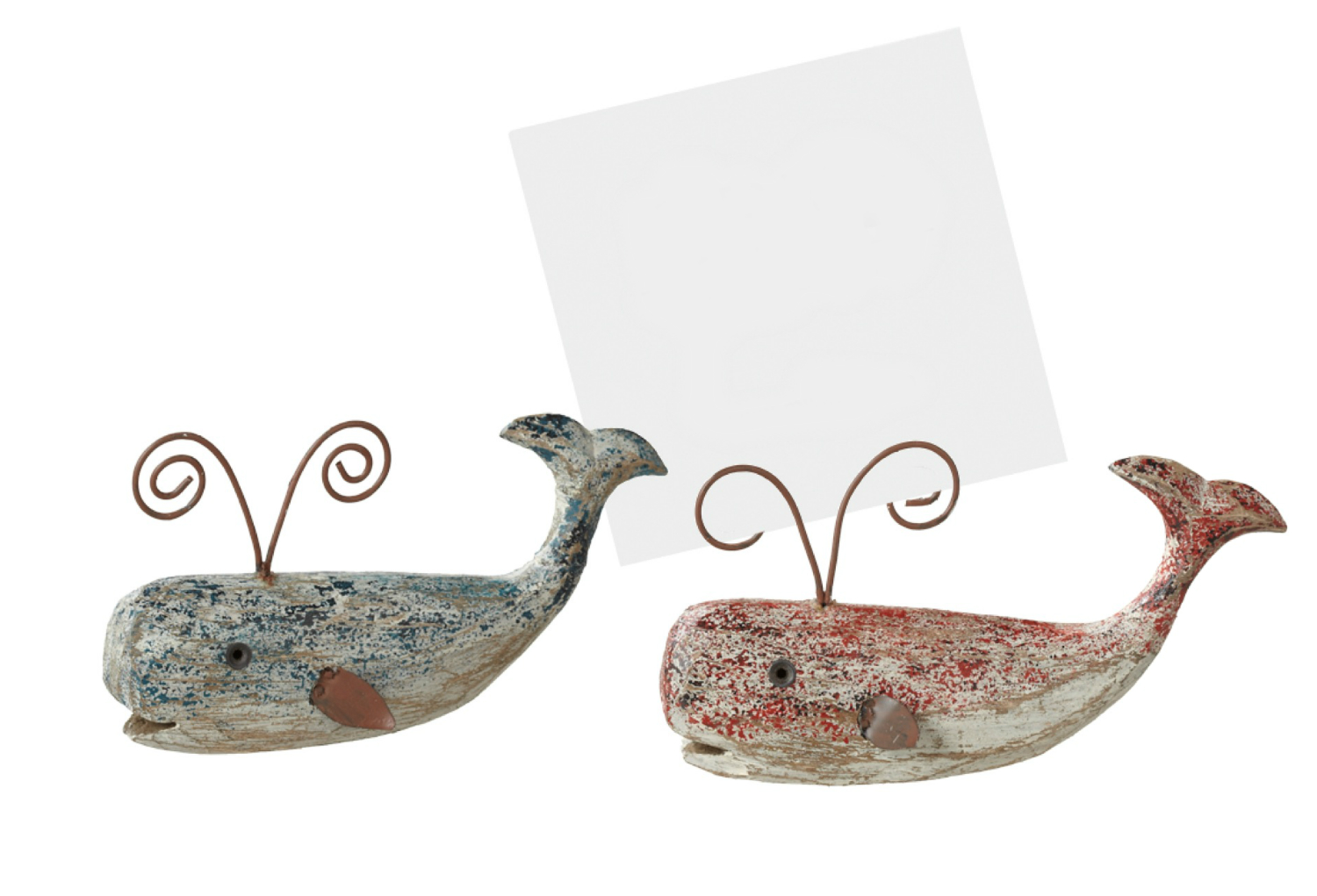 Ocean Blue Whale Shaped 4X6 Picture Photo Frame Painted Metal - Mary B ...